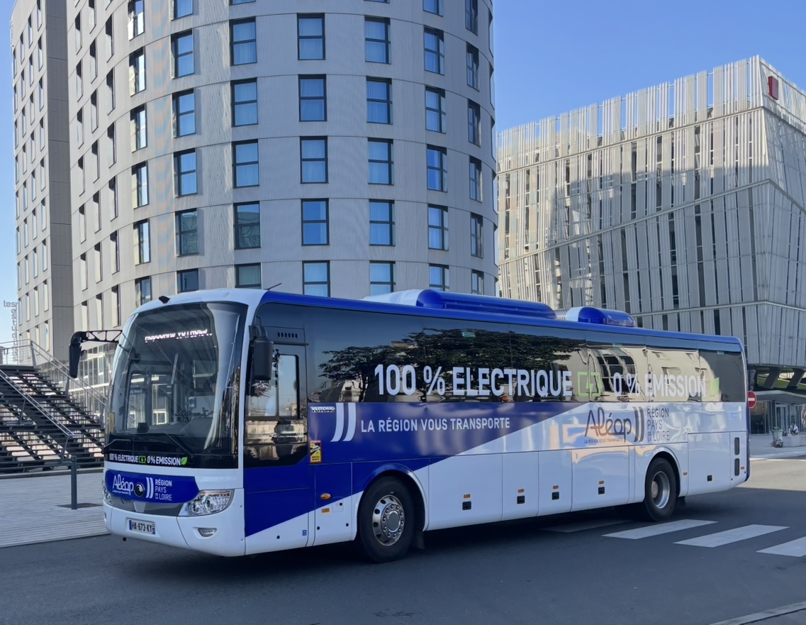 Depuis Angers, le réseau de transport Aleop se met à l’électrique ...
