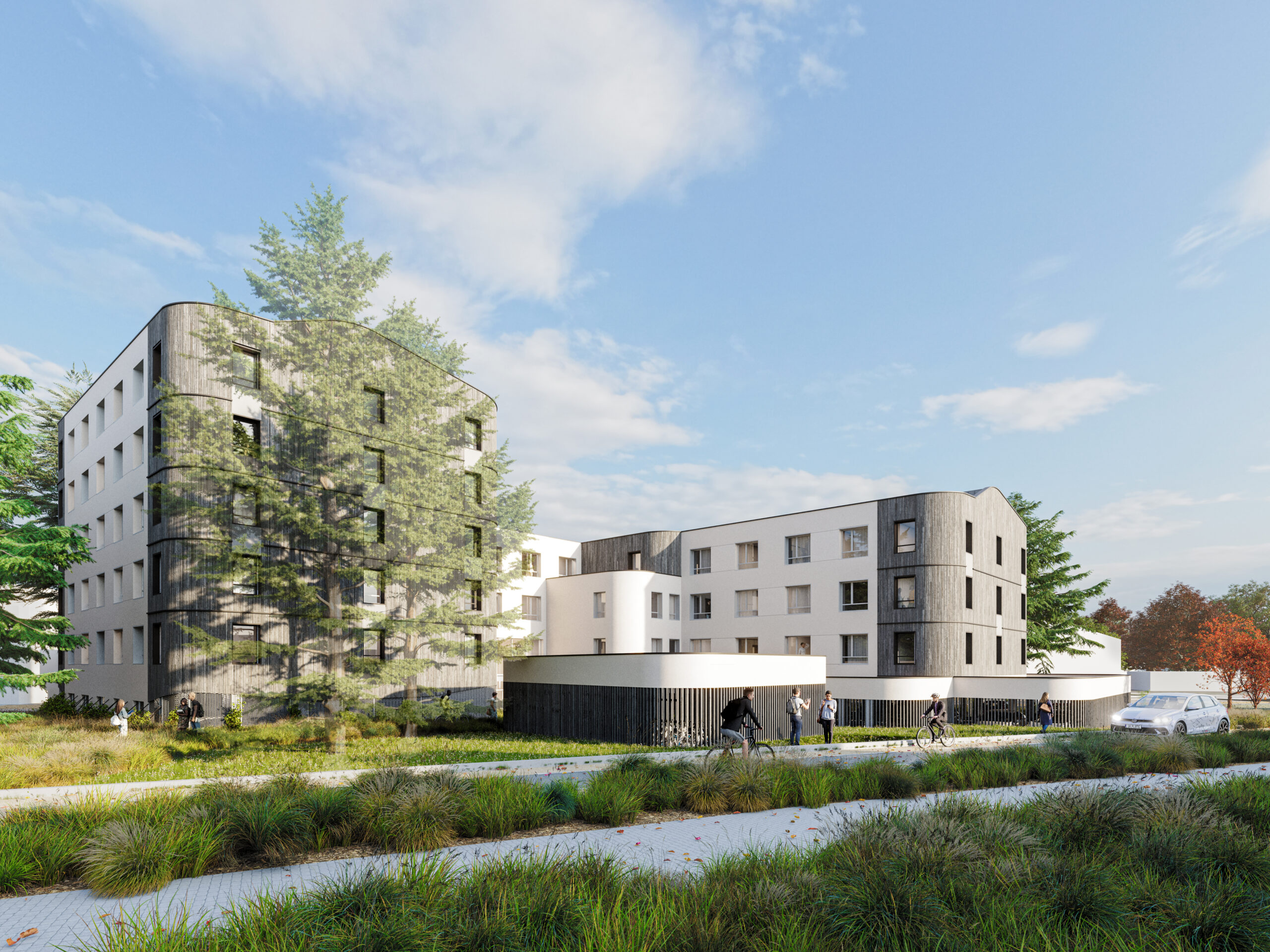 Angers : une nouvelle résidence étudiante en construction à Belle ...